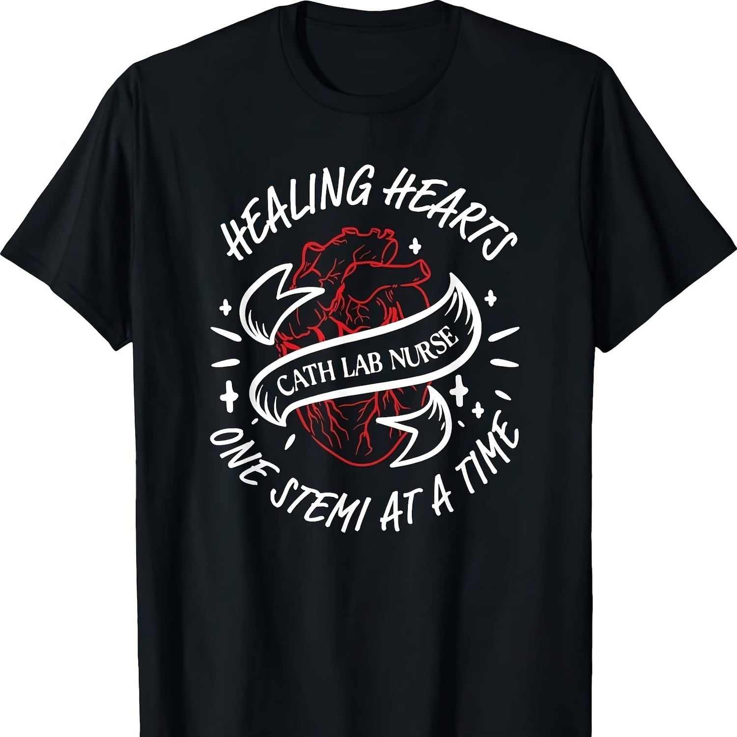 Healing Hear One Stemi At A Time th Lab Nurse rdiac T-S1Hirt - Walmart.com