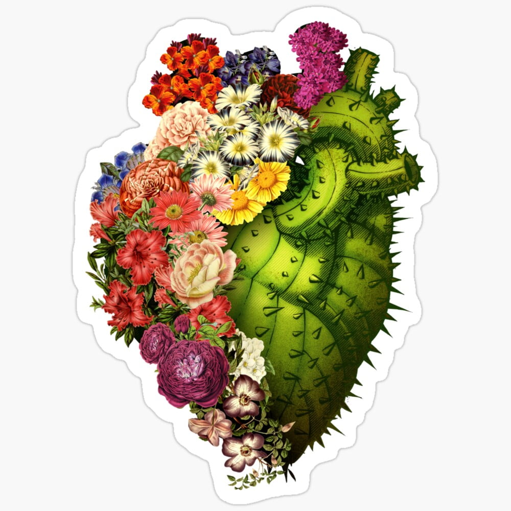 Healing Heart Sticker Phone Decal Water Bottle Stickers Car Decals ...