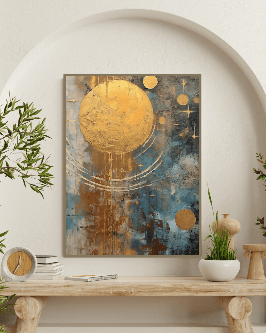 Healing Heat - Sun Canvas Wall Art - Walmart.com