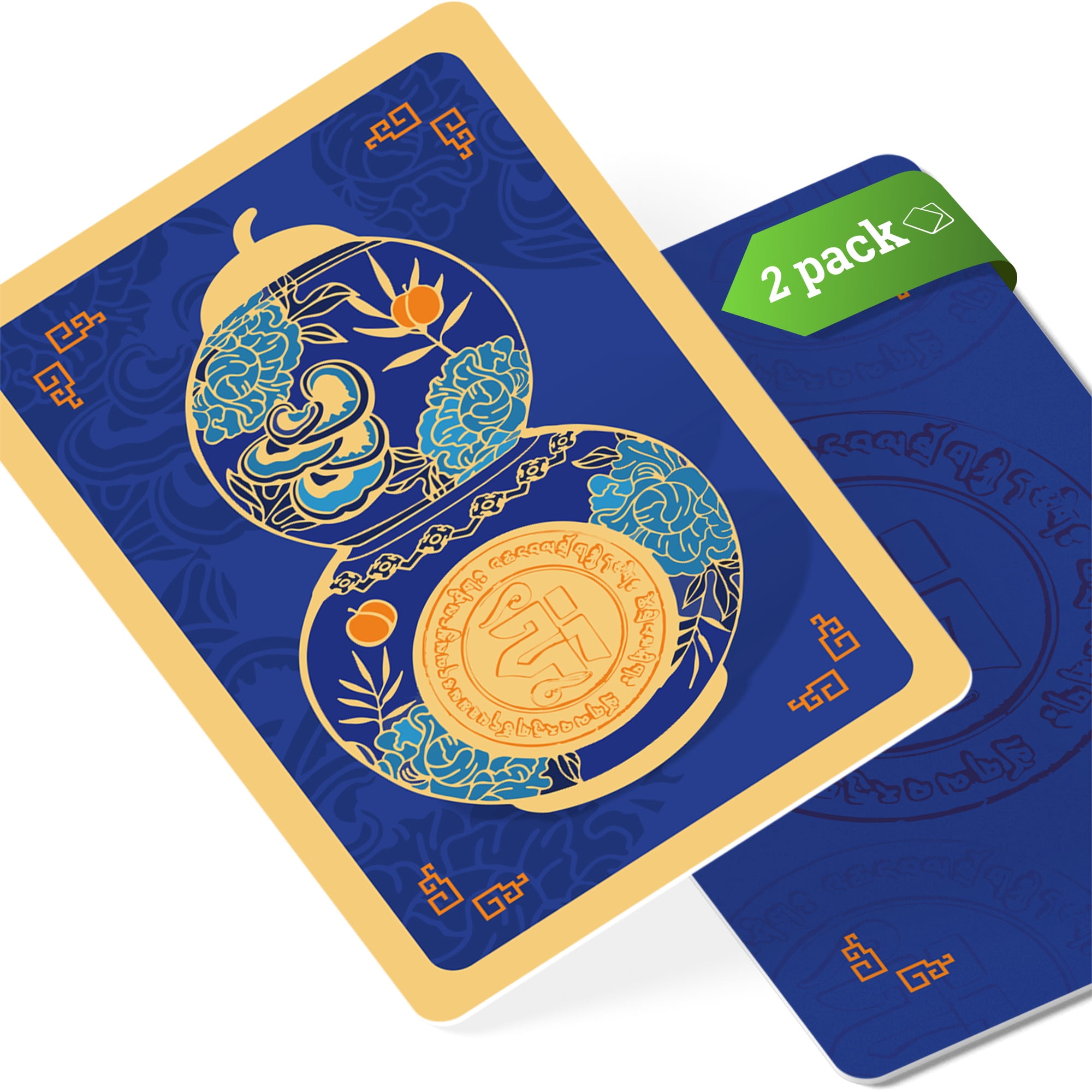 Healing Herbs and Longevity Amulet Feng Shui Card with Wu Lou, Great ...