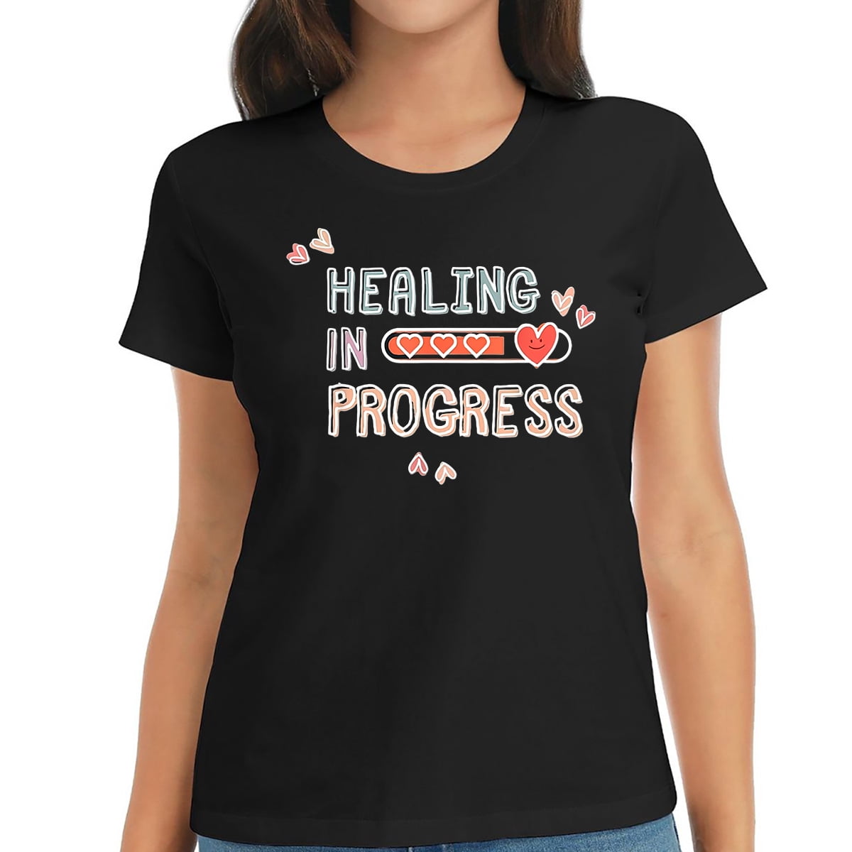 Healing In Progress Mental Health Awareness Self Care Matter T-Shirt ...