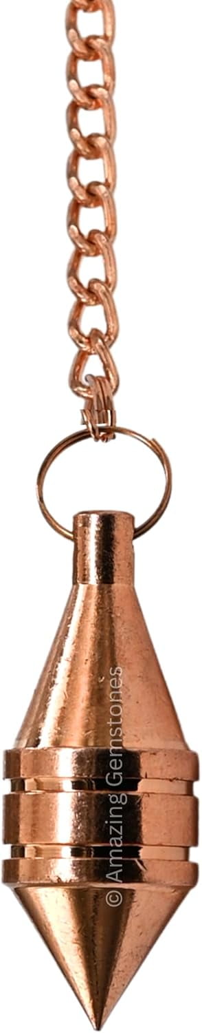 Healing Metal Pendulums for Divination, Gold 16 ISIS Ring Steel Copper ...