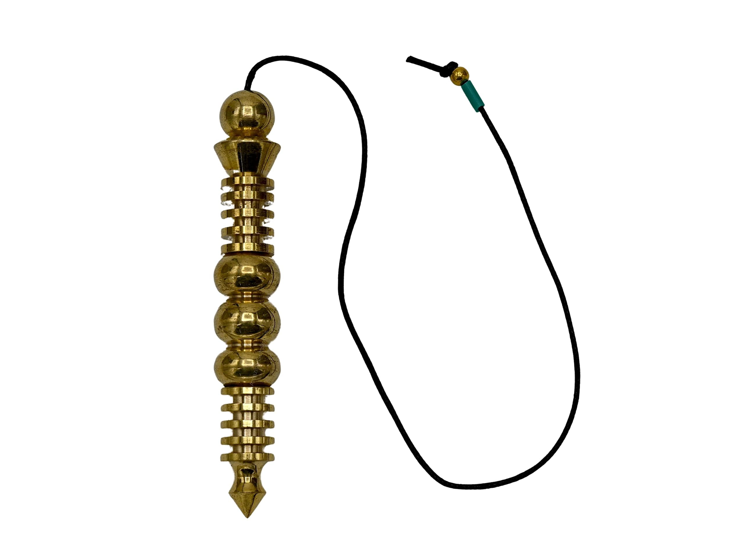 Healing Metal Pendulums for Divination, Gold Orion Double ISIS Steel ...