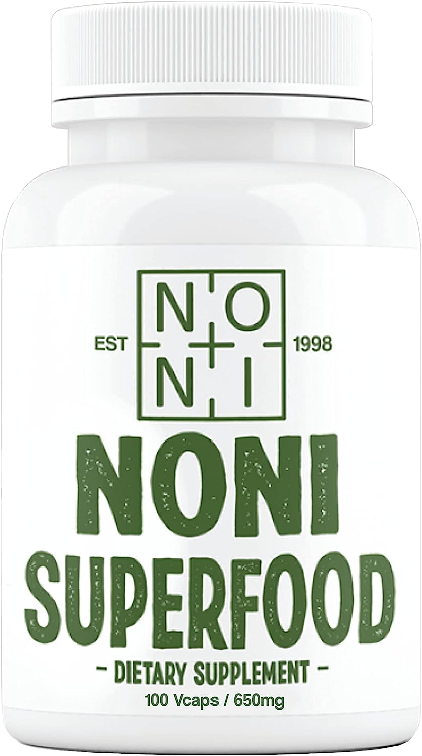 Healing Noni - Noni Fruit Powder Capsules - 1 Pack (100ct 650mg Veggie ...