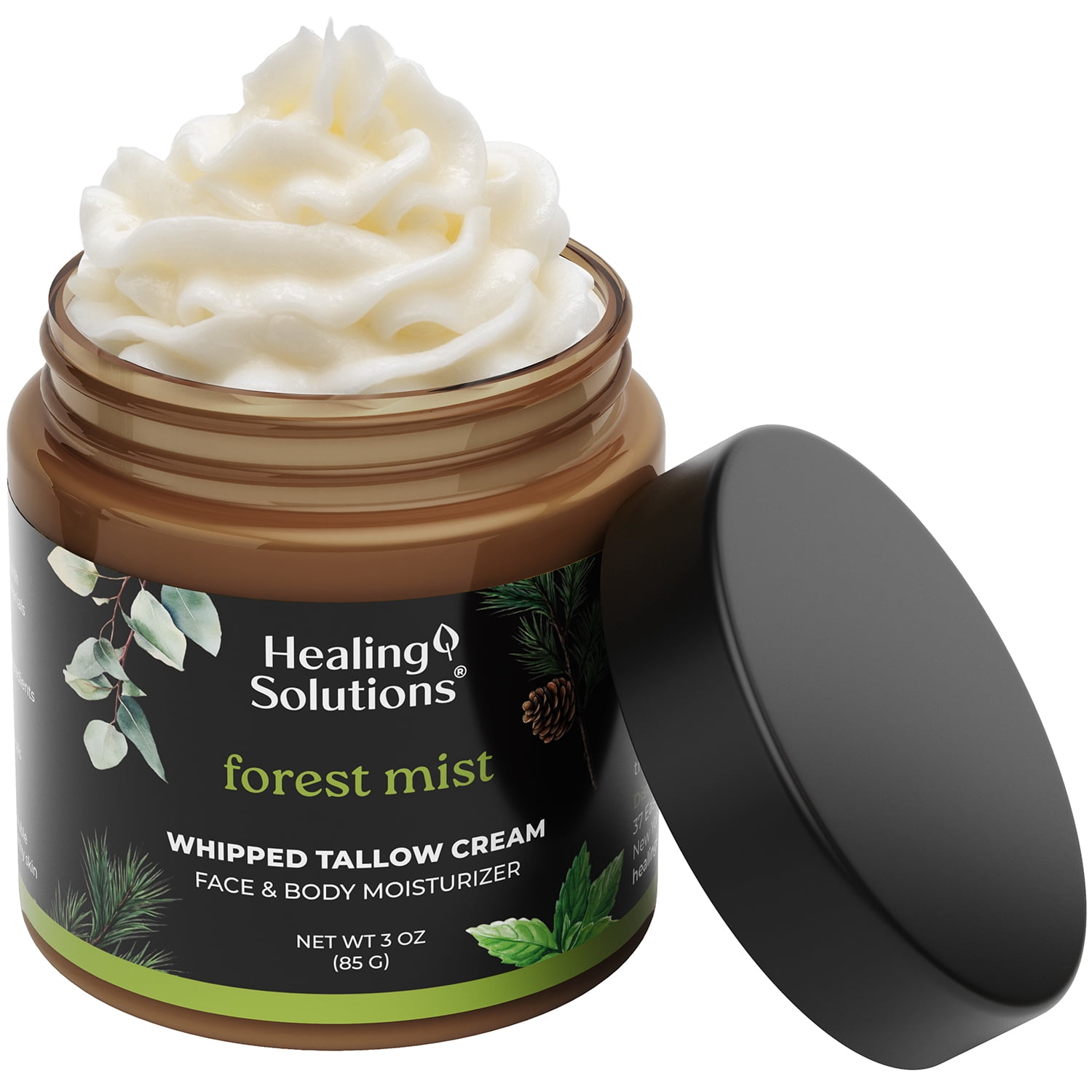 Healing Solutions Whipped Tallow Balm, Eucalyptus, Peppermint ...