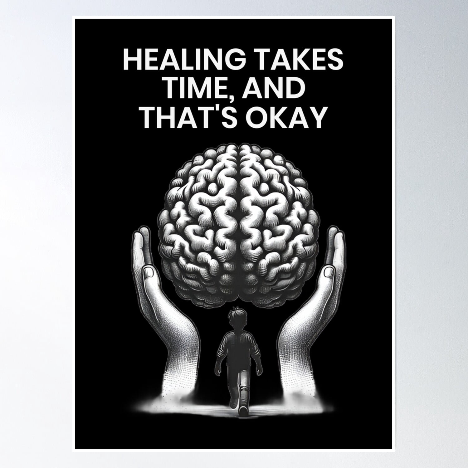 Healing Takes Time, And That'S Okay Poster Wall Art, Modern Wall Decor ...
