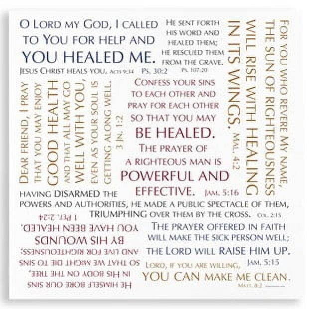 Healing Verses Prayer Cloths, 6 - Walmart.com