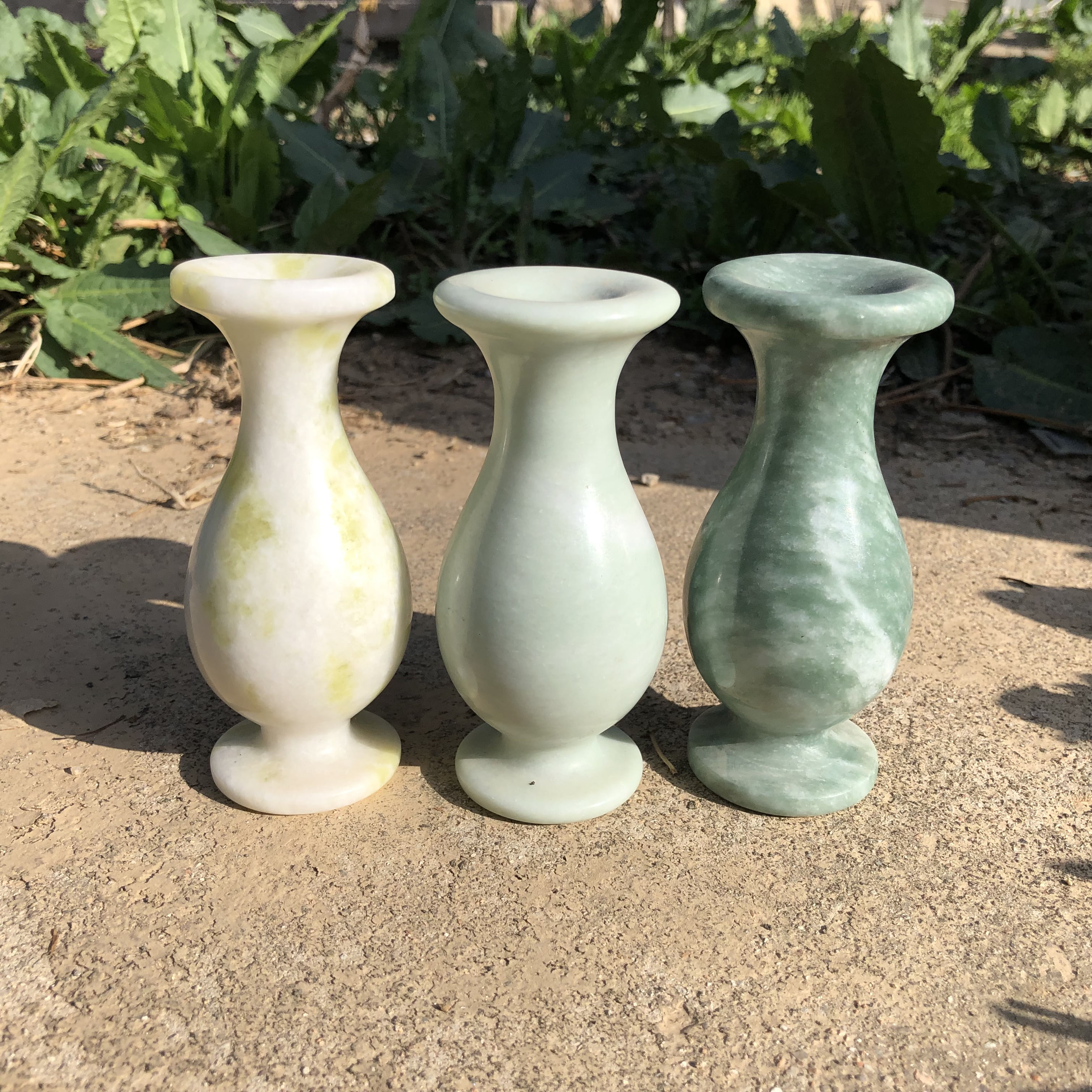 Healing reiki Nephrite Stone Carved Jade vase Natural jade vase ,real ...
