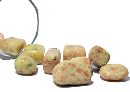Healings4u Tumbled/Tumble Sunstone 3 Pieces Natural Healing Crystal ...