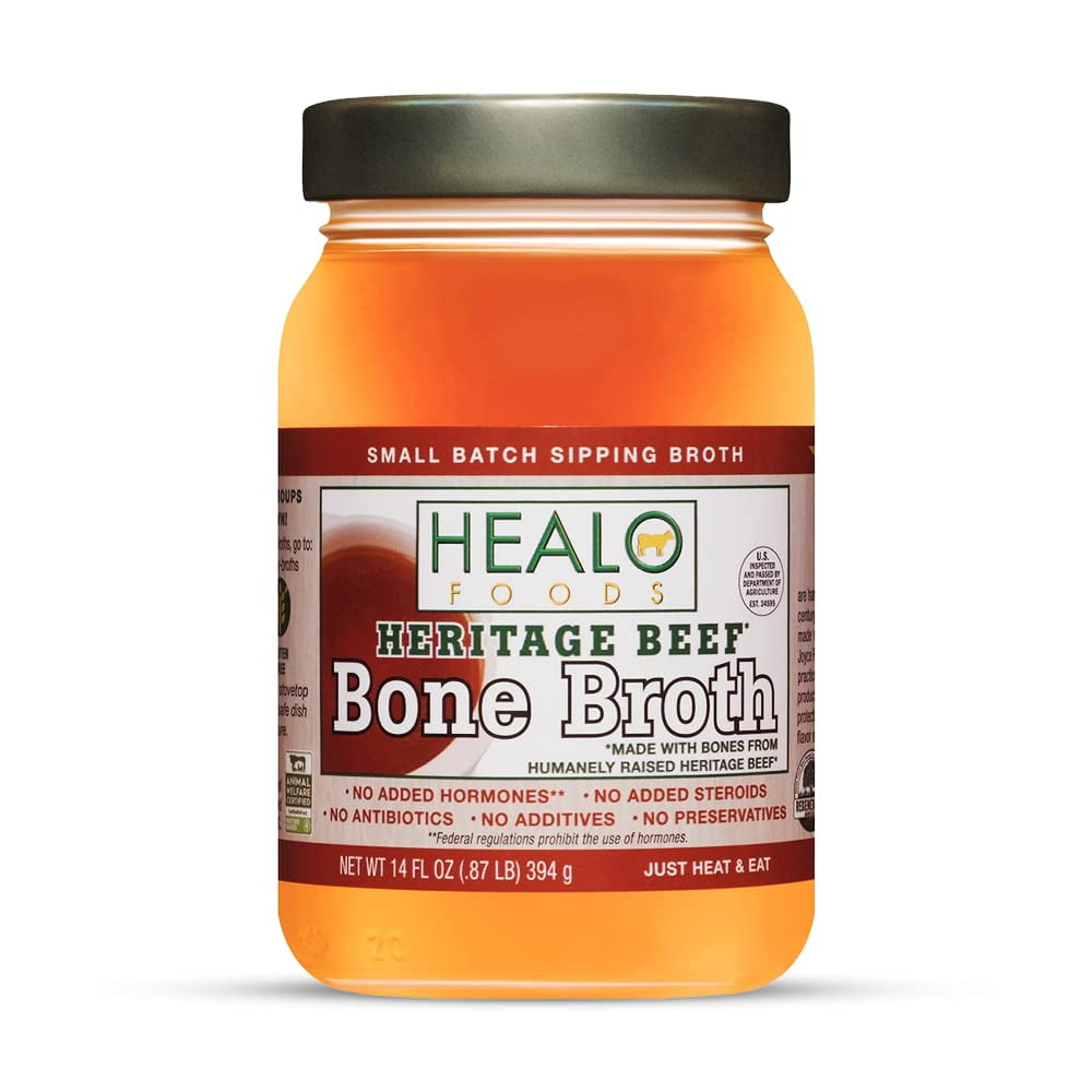 Healo Beef Bone Broth by The Grumpy Butcher - Walmart.com