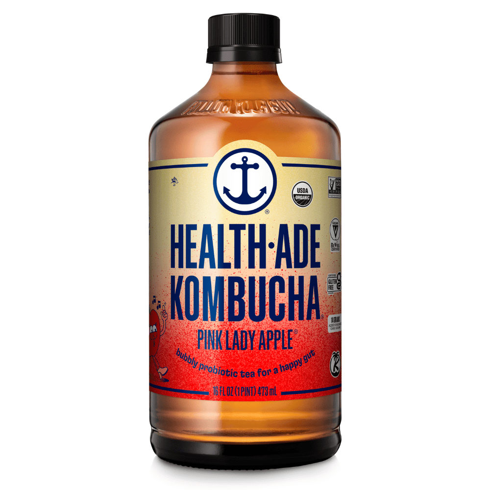 Health-Ade Pink Lady Apple Kombucha, 16 fl oz - Walmart.com