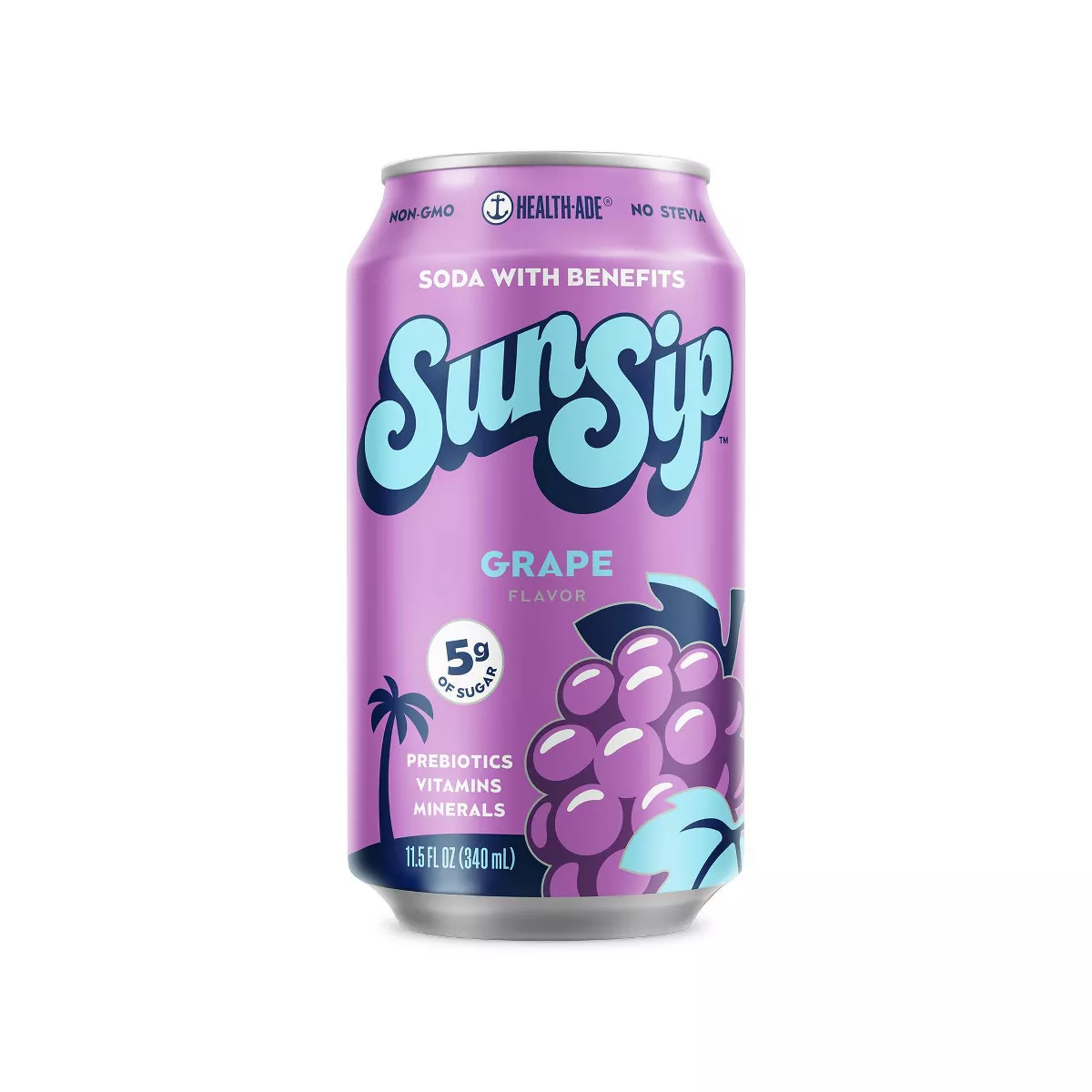 Health-Ade SunSip Grape Soda - 11.5 fl oz - Walmart.com
