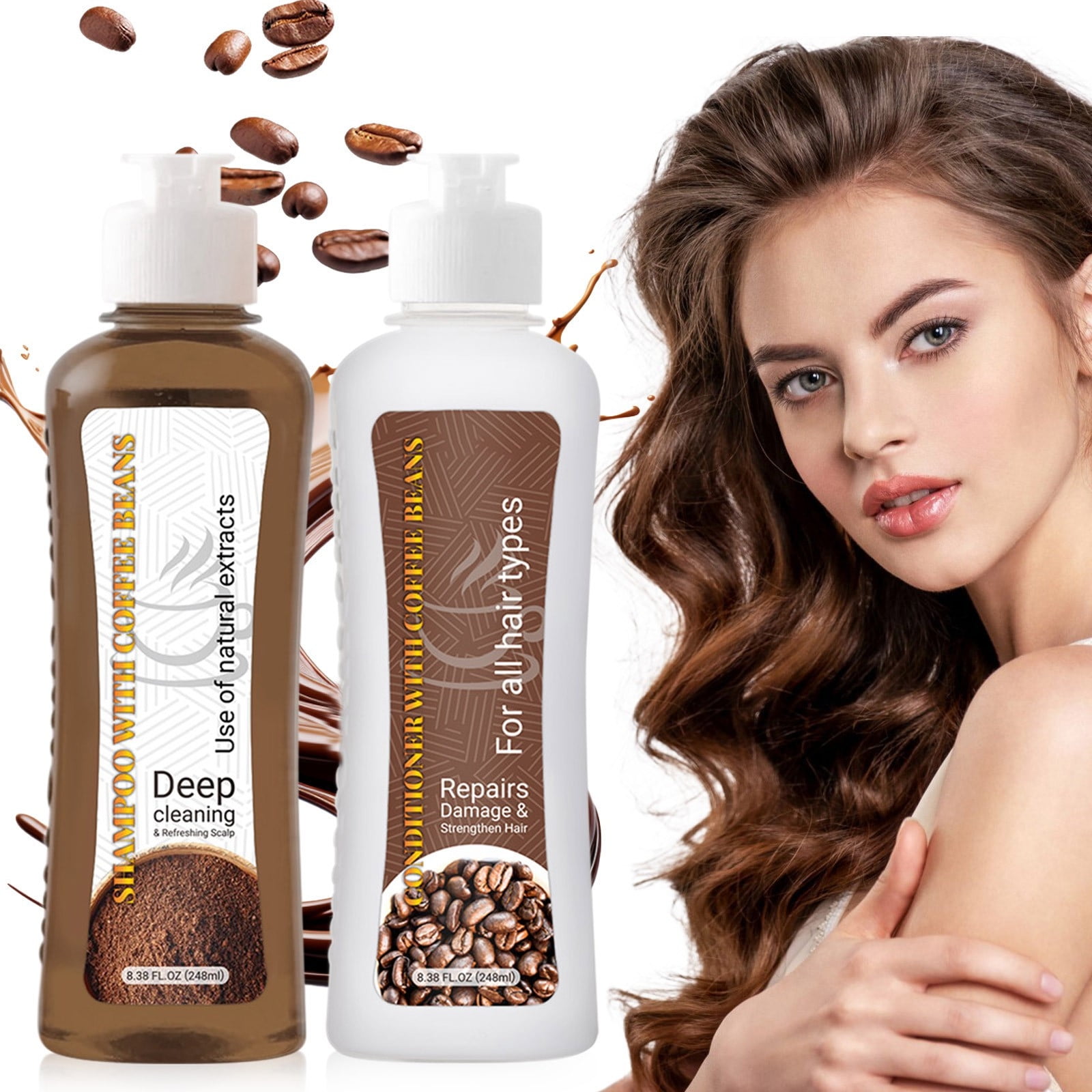 Health and Beauty Makeup Coffee Shampoo Set Gentle And Natural, Sulfate ...