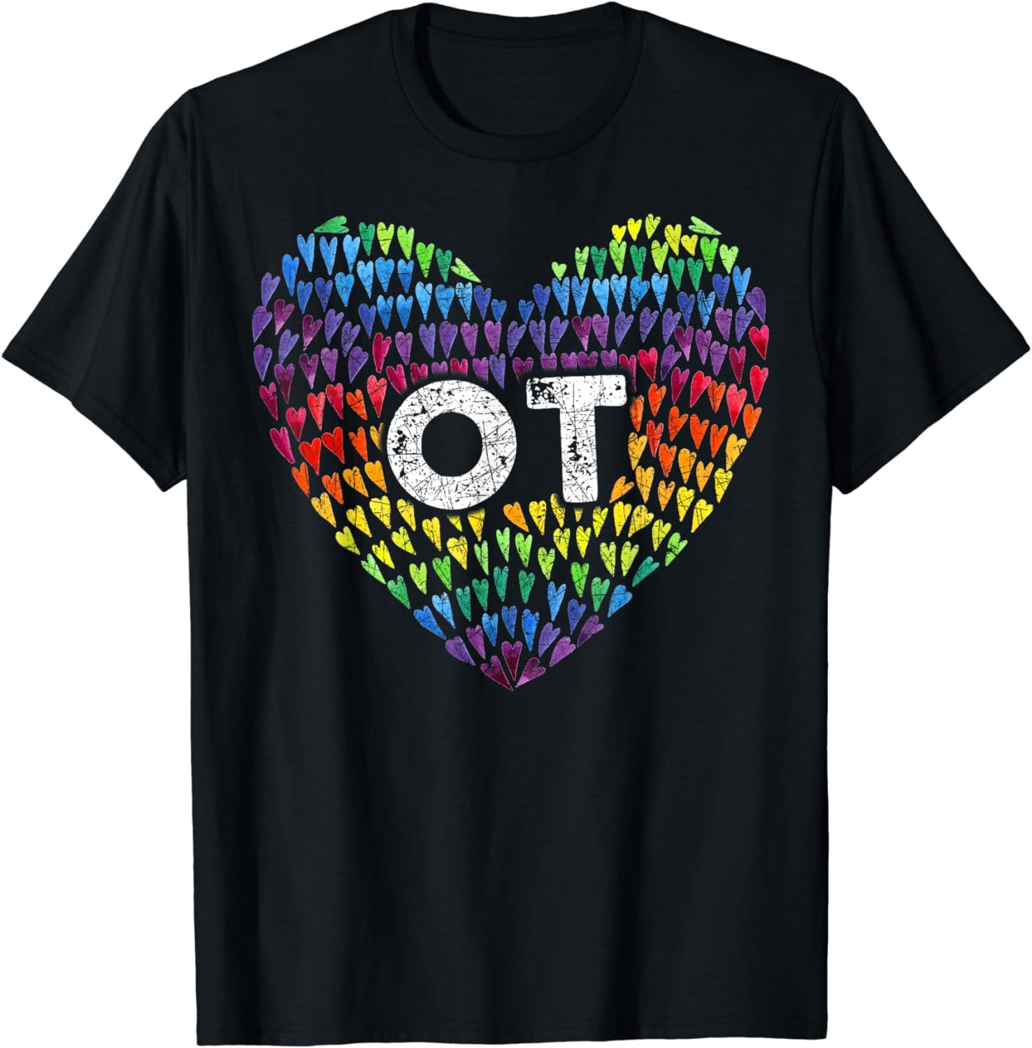 Health Care OT OTA Therapist Heart Occupational Therapy T-Shirt ...