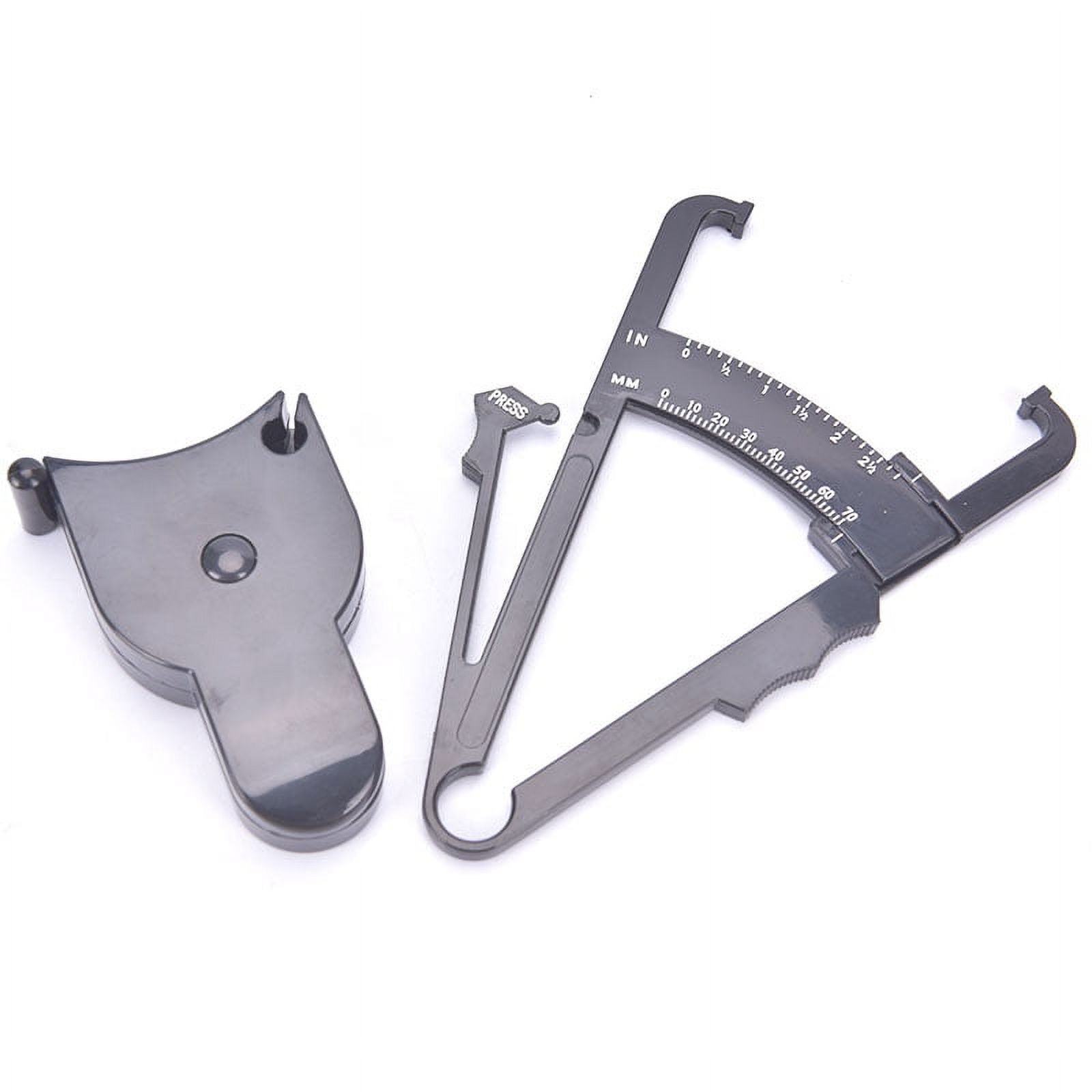 Health Care Skinfold Body Fat Caliper Tester Body Mass Tape Measurement ...