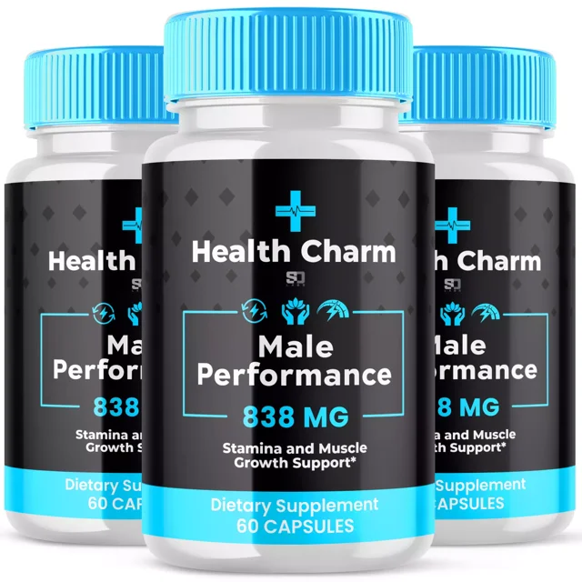 Health Charm for Men Advanced Formula Vitamin Supplement 180 Capsules ...