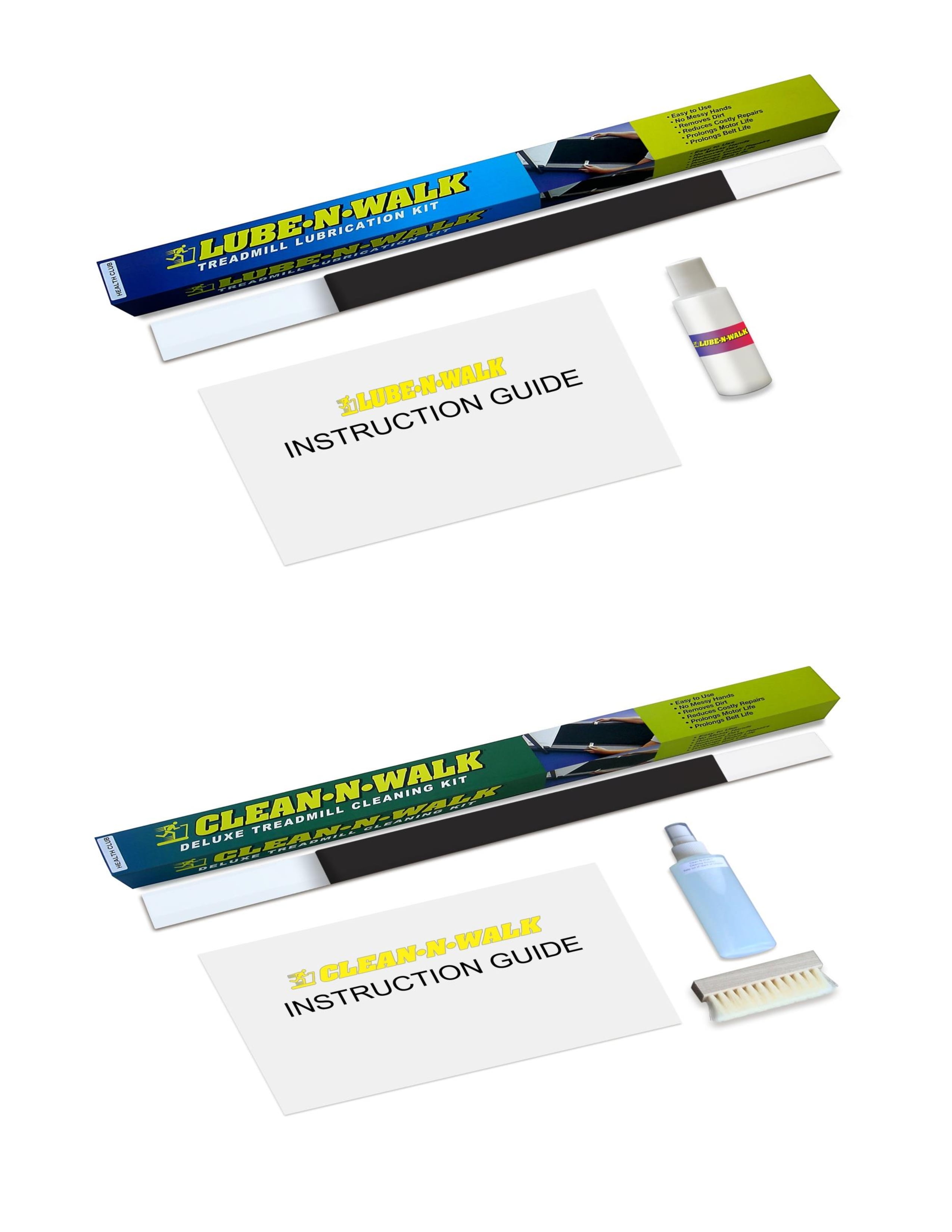 Health Club Deluxe Treadmill Cleaning & Lube 2 Kit Combo - Walmart.com