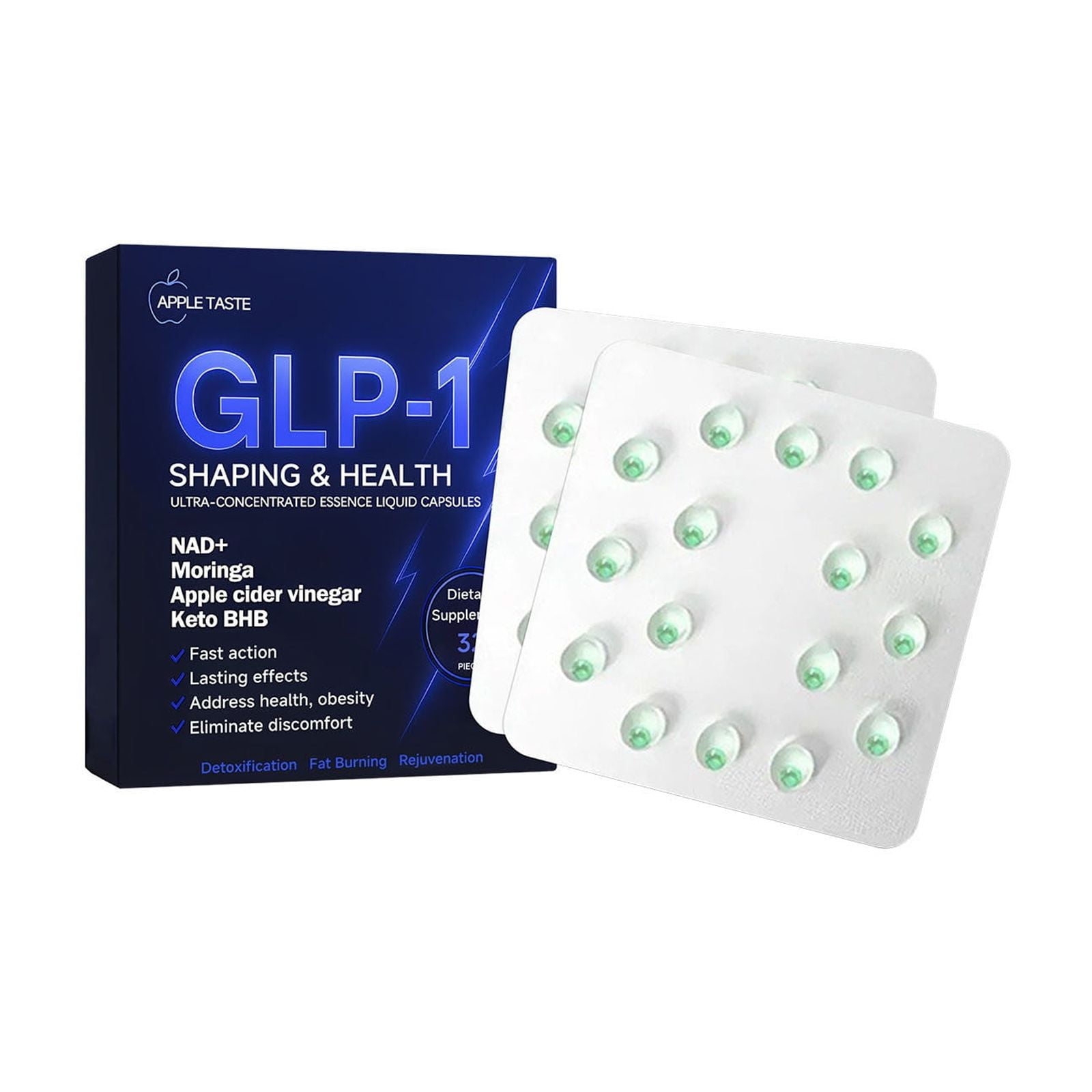 Health Concentrated Liquid Pearls PEAKA GLP 1 And NAD + Liquid Pearls ...