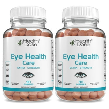 Equate Zero Sugar Advanced Eye Health Complex Vegetarian Gummy Dietary ...