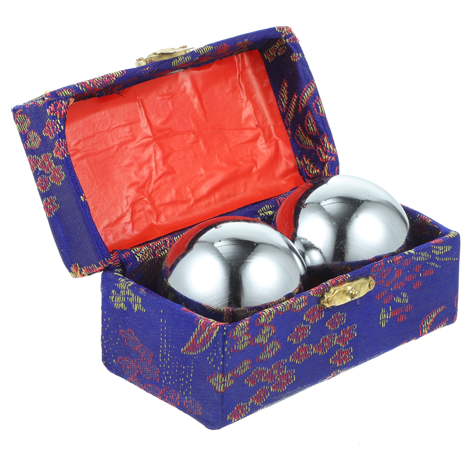 Health Exercise Balls Hand Fitness Baoding Iron Tool Massage Massagers Metal Training
