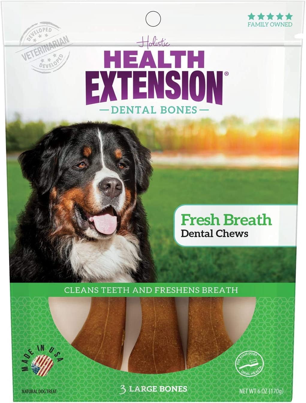 Health Extension Dental Bones Fresh Breath Size Large (3pk) | Dental ...