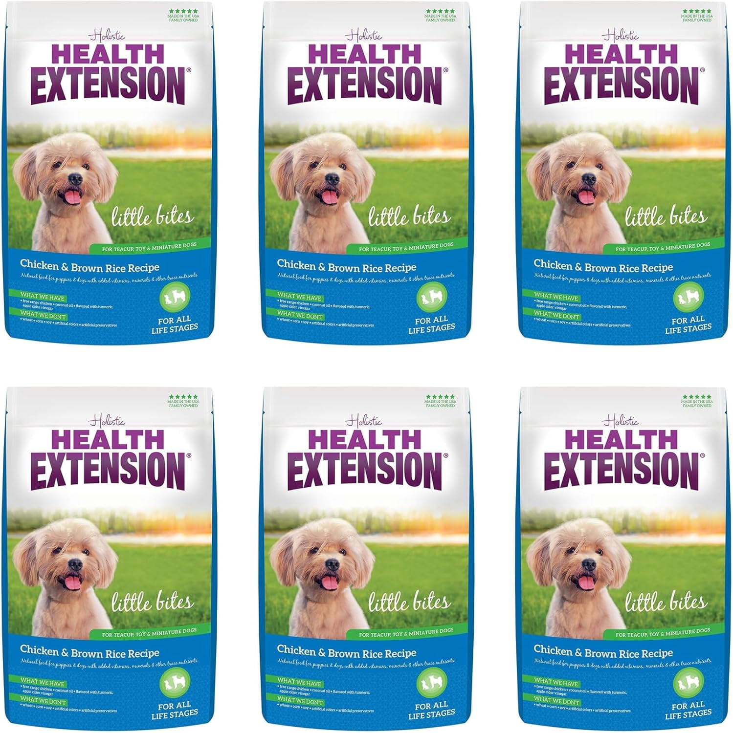 Health Extension Little Bites Chicken & Brown Rice Dry Dog Food (1 lb ...