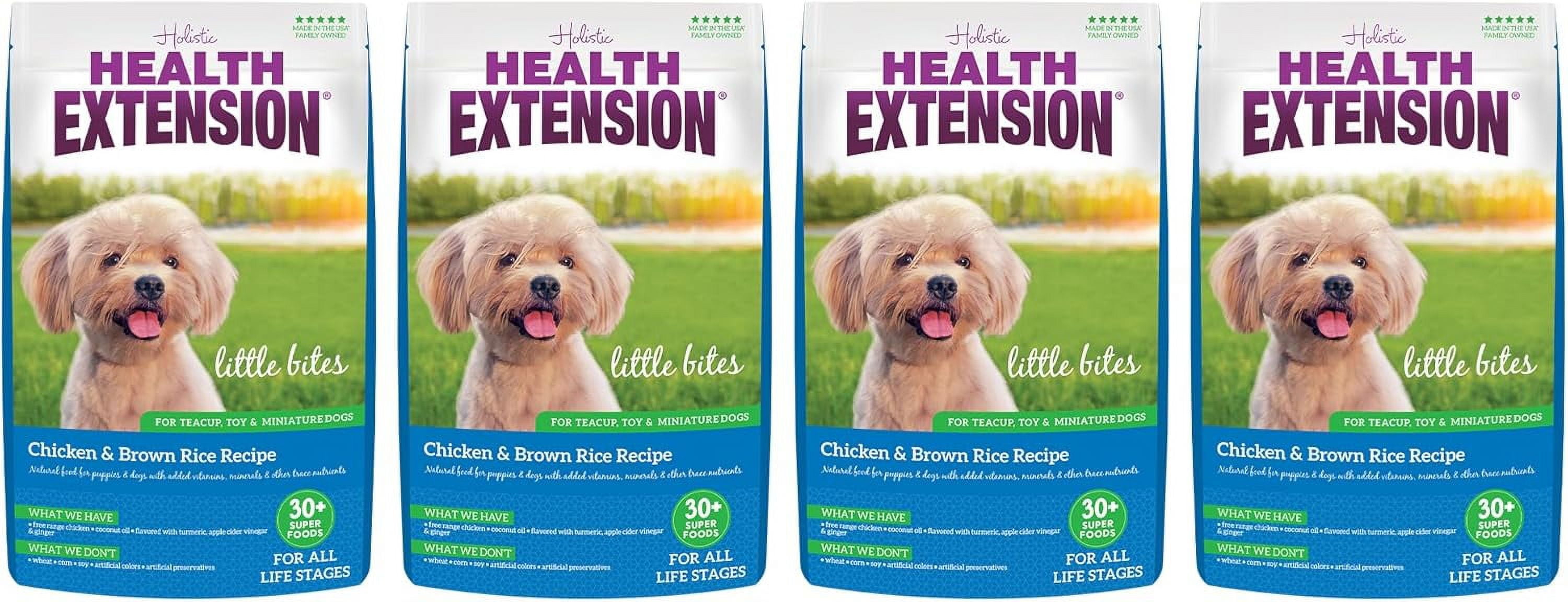 Health Extension Little Bites Chicken & Brown Rice Dry Dog Food (4 lb ...