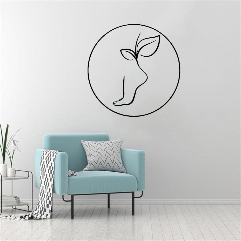 Health Feet Wall Sticker Decal Spa Sticker Spa Relax Foot Massage Room ...