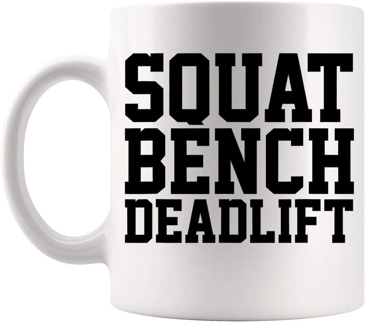 Health Gym Workout squat Deadlift Powerlifting Bodybuilding Gift 11Oz ...