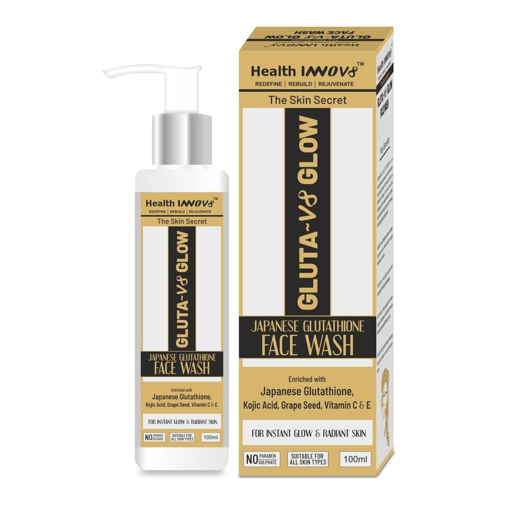 Health Innov8 GlutaV8 Glow Glutathione Face Wash With Vitamin C kojic ...