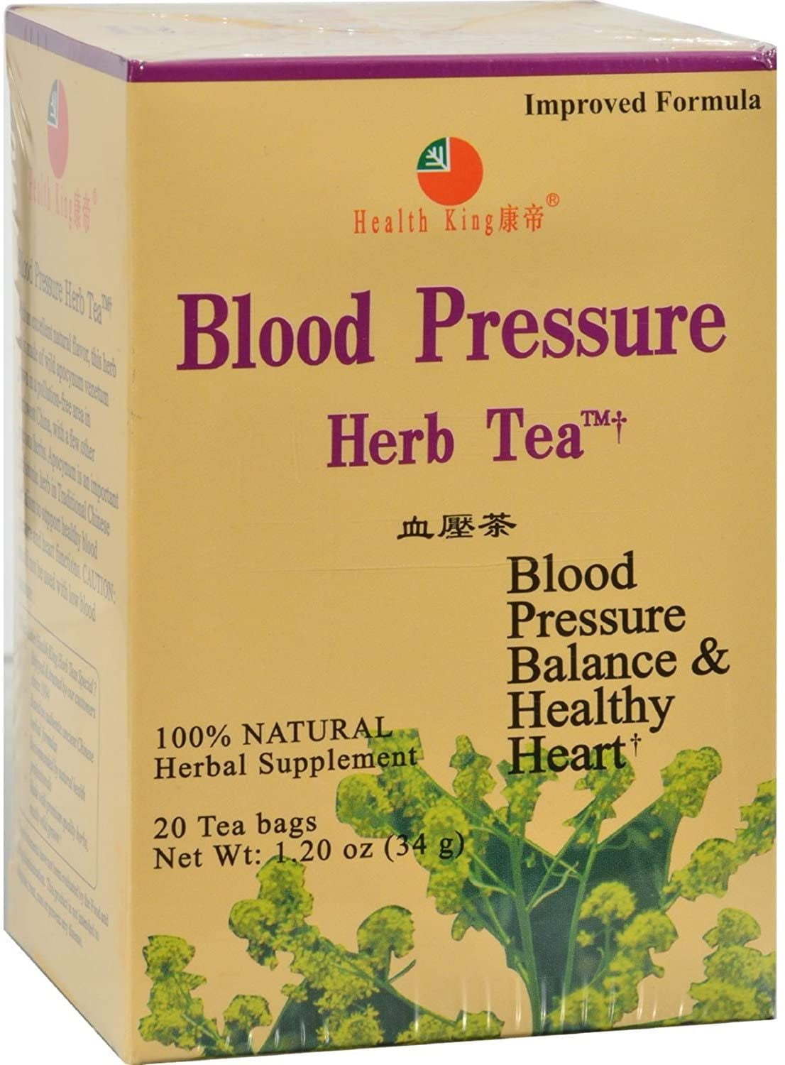 Health King Blood Pressure Tea 20 bag - Walmart.com