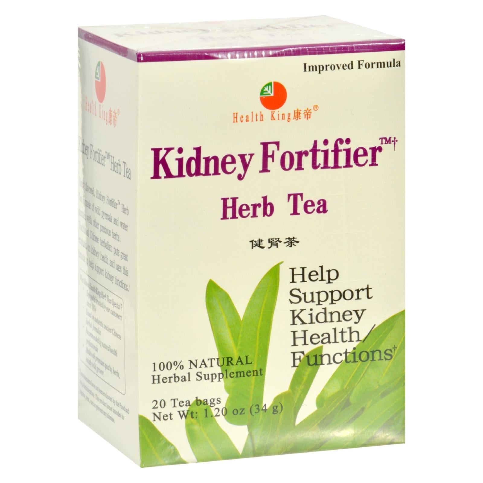 Health King Kidney Fortifier Herb Tea - 20 Tea Bags - Walmart.com