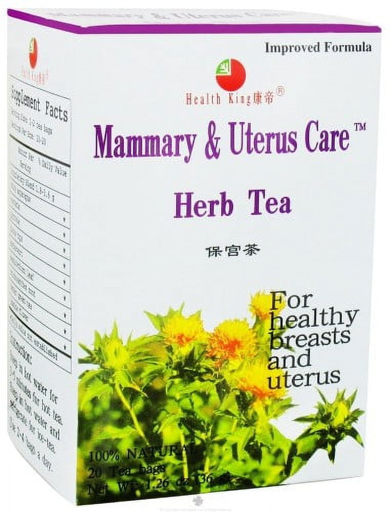 Health King Mammary & Uterus Care Tea, 20 Ct - Walmart.com
