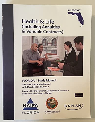 Health & Life (Including Annuities & Variable Contracts) Study Manual ...