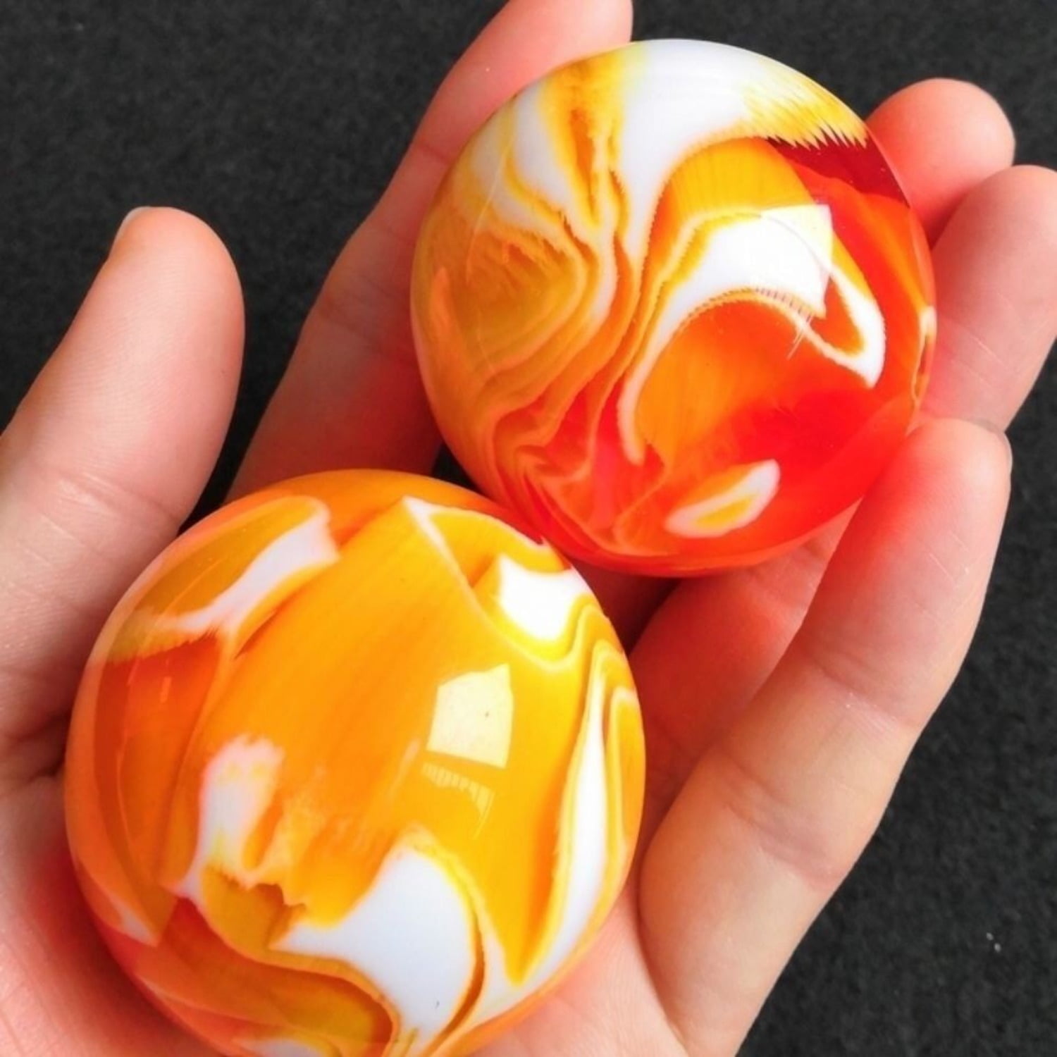 Health Massage Balls Handheld Fitness Stress Relief Tool 1 Pair ...