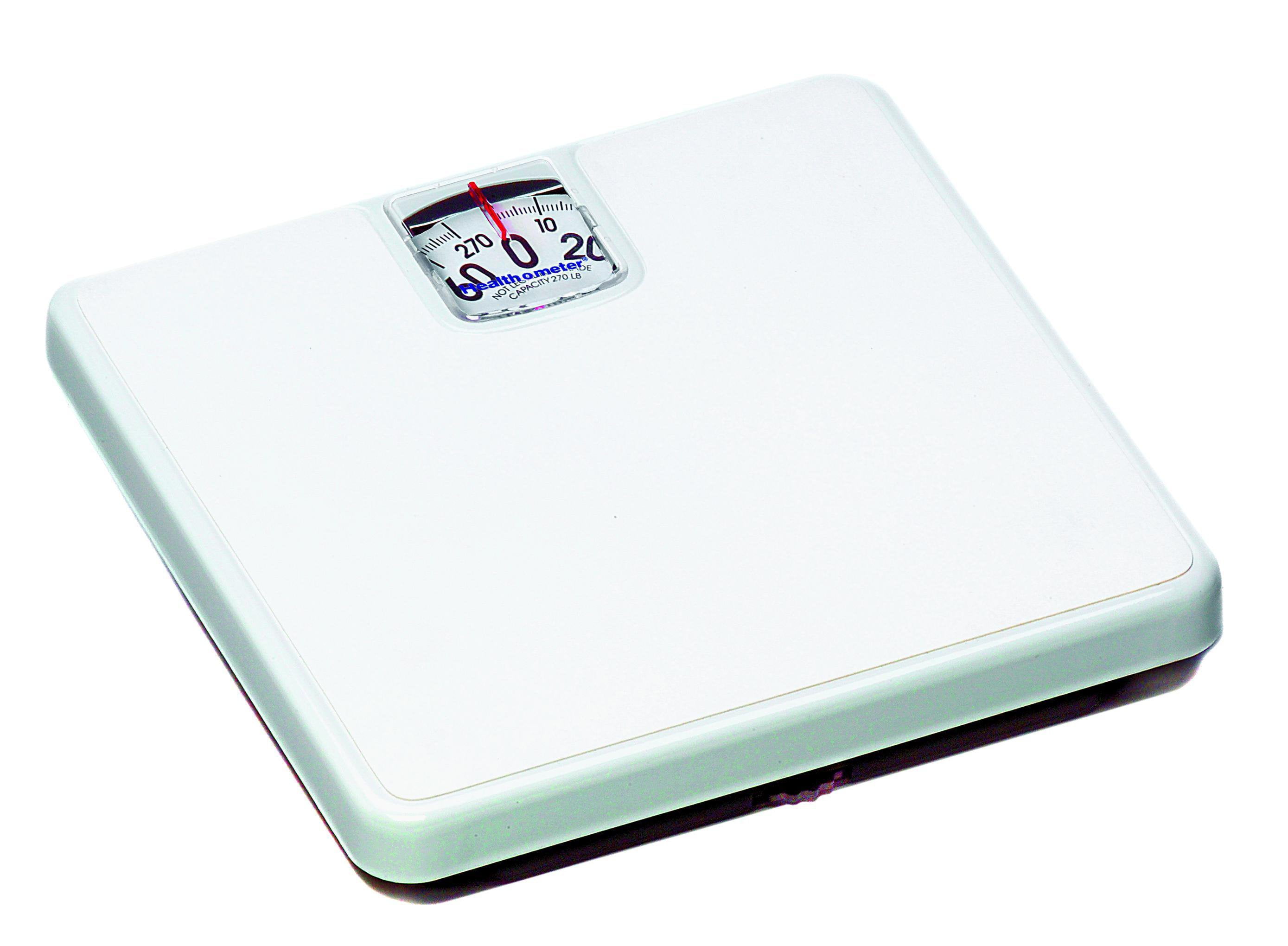 Health O Meter Mechanical Floor Scale Dial 270 lbs. Black / White ...
