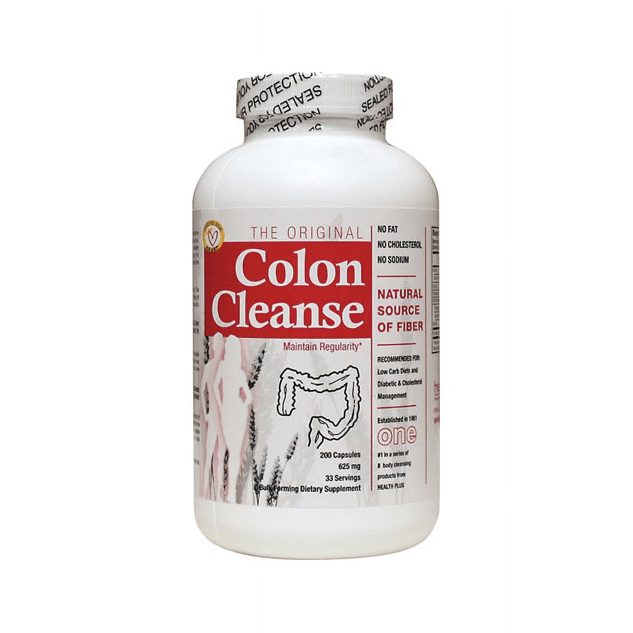 Health Plus Colon Cleanse Digestive Support | All Natural Daily Fiber ...