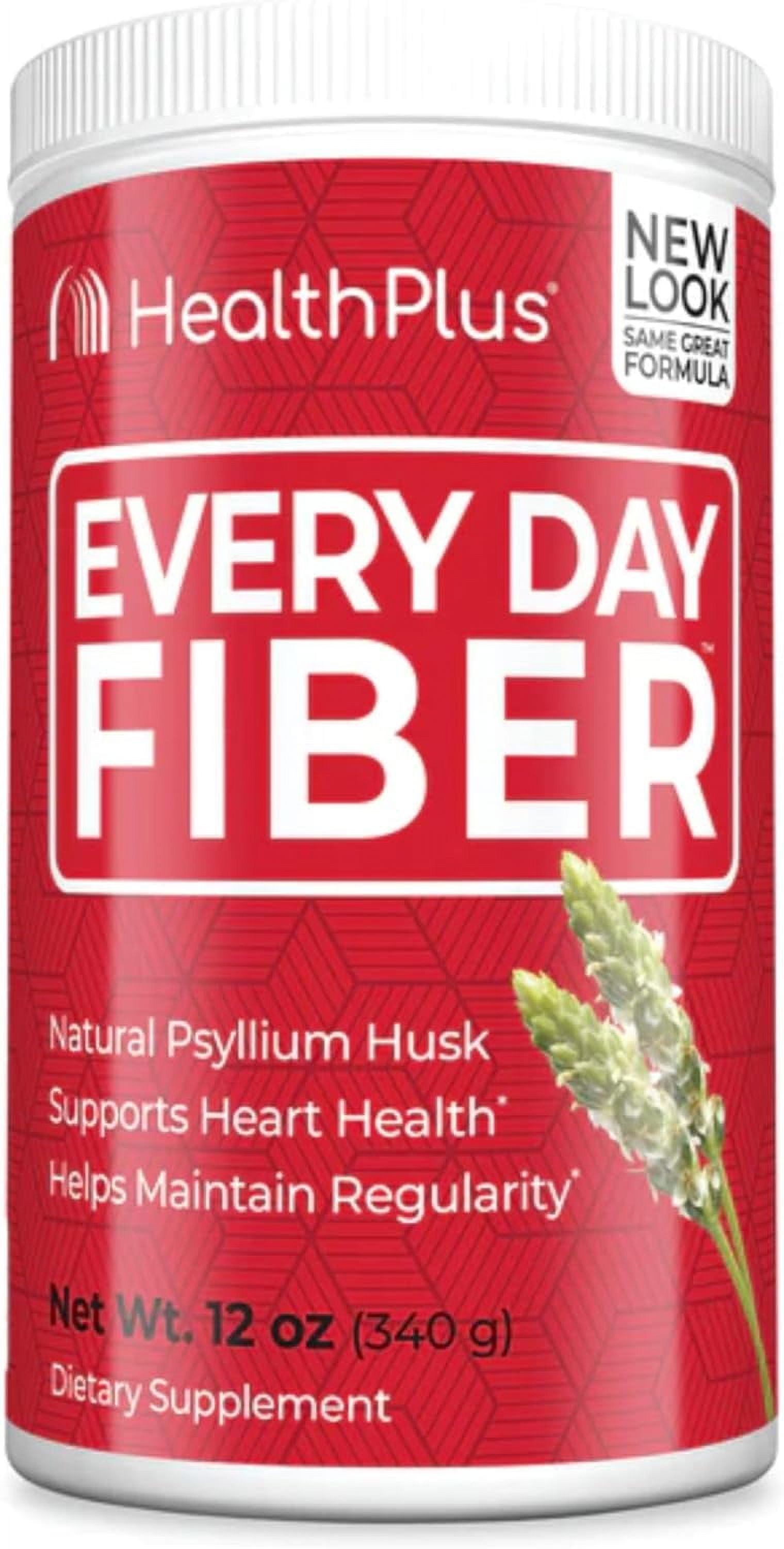 Health Plus Every Day Fiber Digestive Support, 12 Ounces, 48 Servings ...