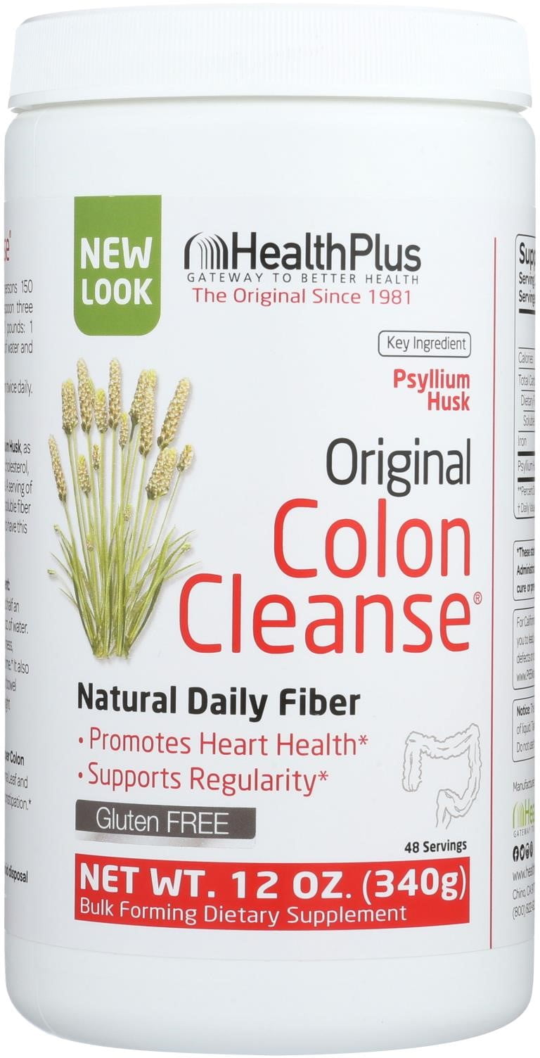 Health Plus Original Colon Cleanse Psyllium Husk 12 oz - Walmart.com