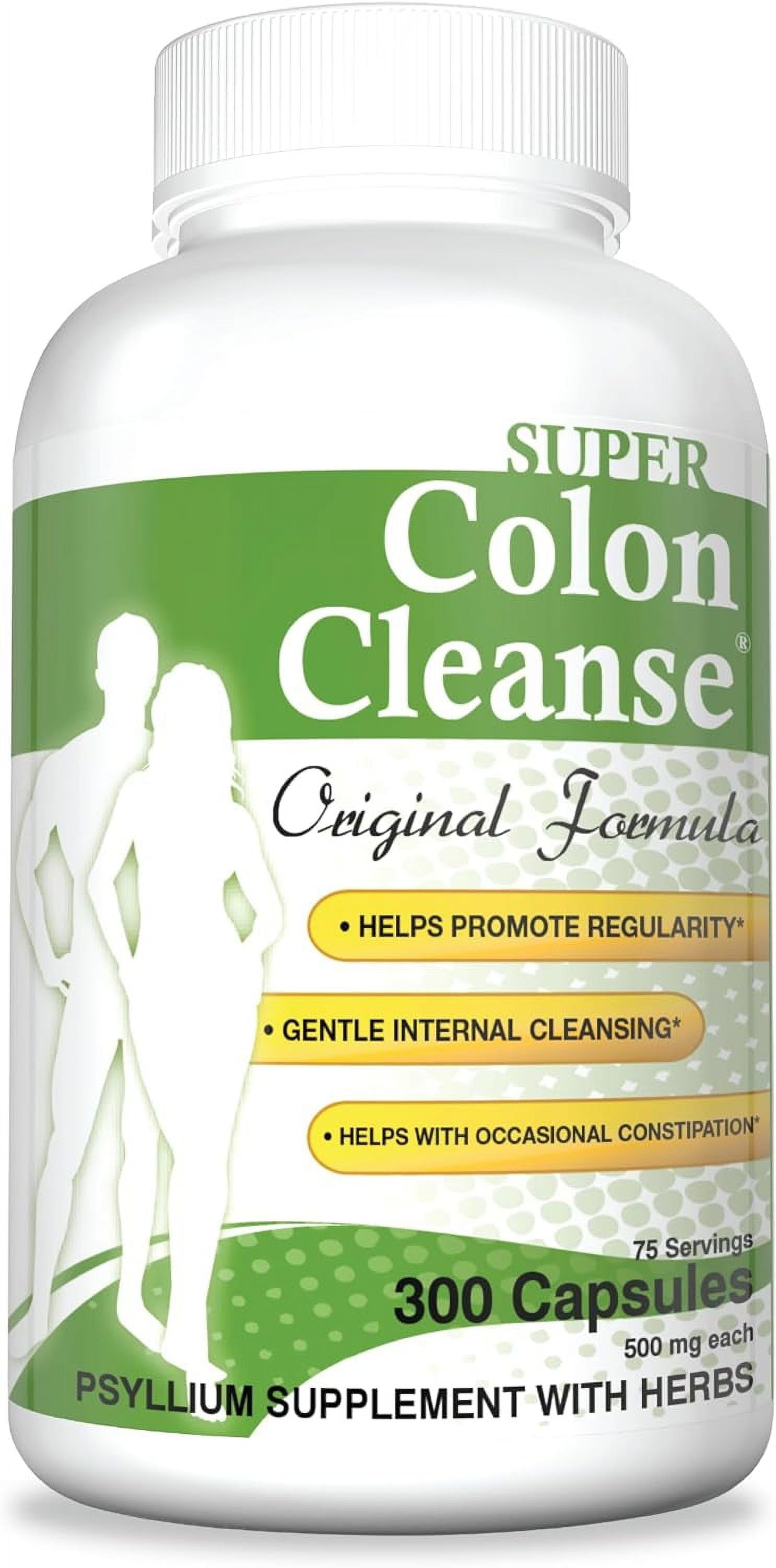 Health Plus Super Colon Cleanse, Original Formula, Digestive Detox, 300 Caps, 75 Servings ...
