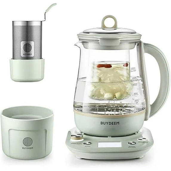 Health Pot Lite, Glass Electric Kettle for Tea & Coffee, Hot Water ...