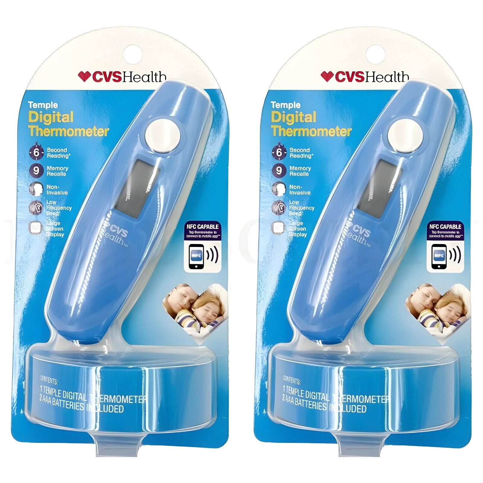 Health Temple Digital Thermometer 6 second reading (Pack of 2 ...