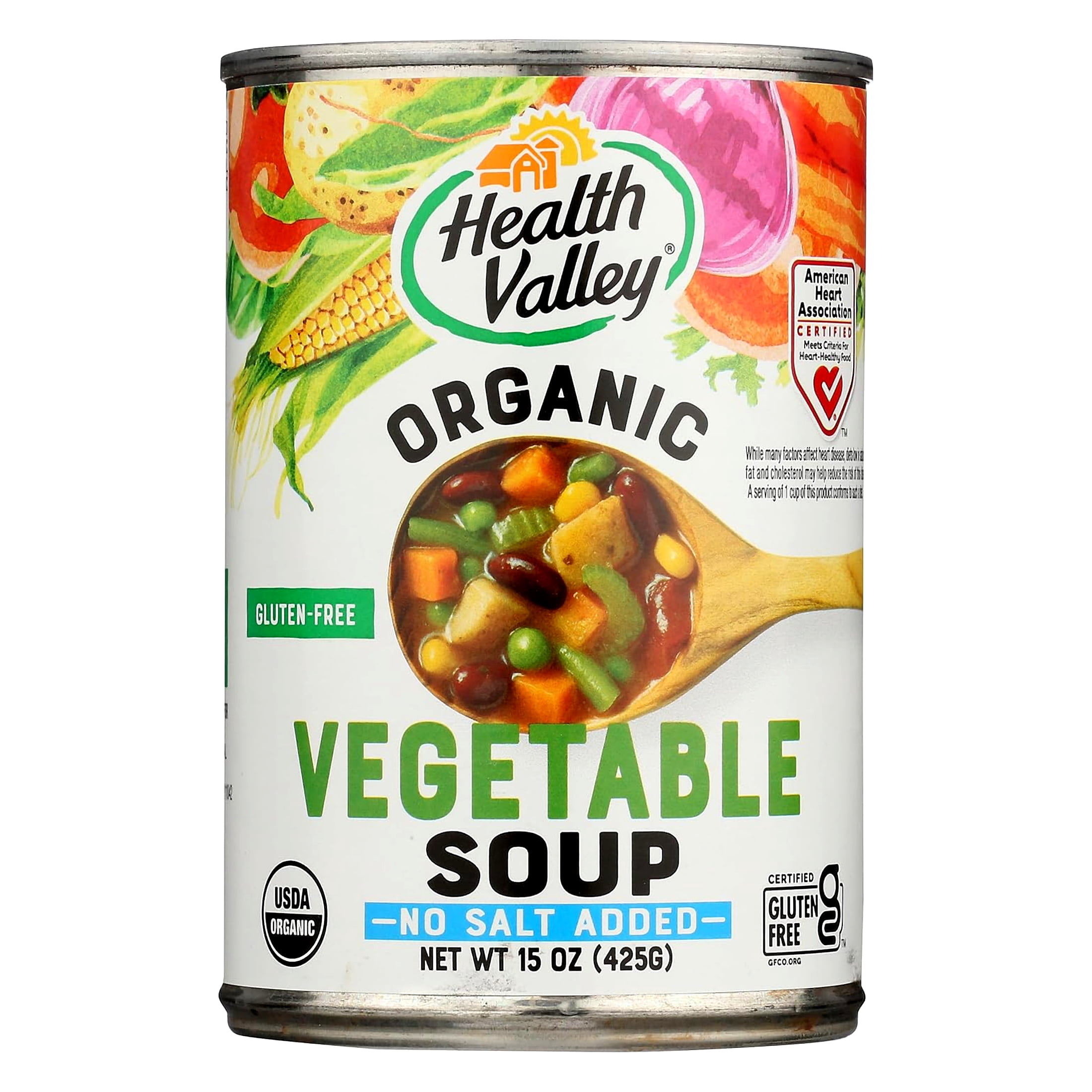 Health Valley Organic Soup No Salt Added Vegetable 15 fl oz - Walmart.com