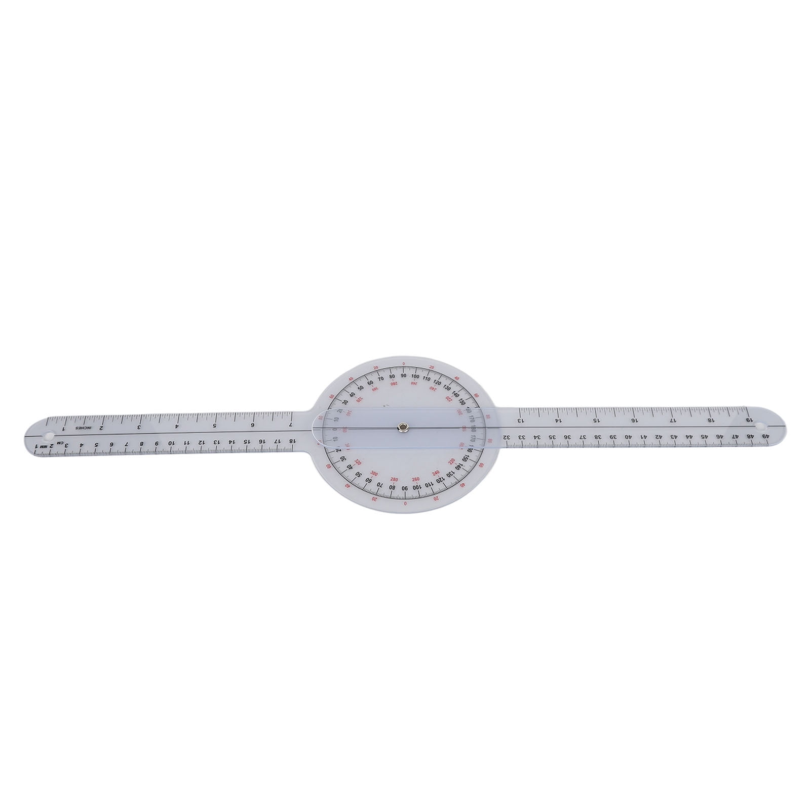 Health and Beauty Medical Goniometer Plastic Transparent Easy to Read ...