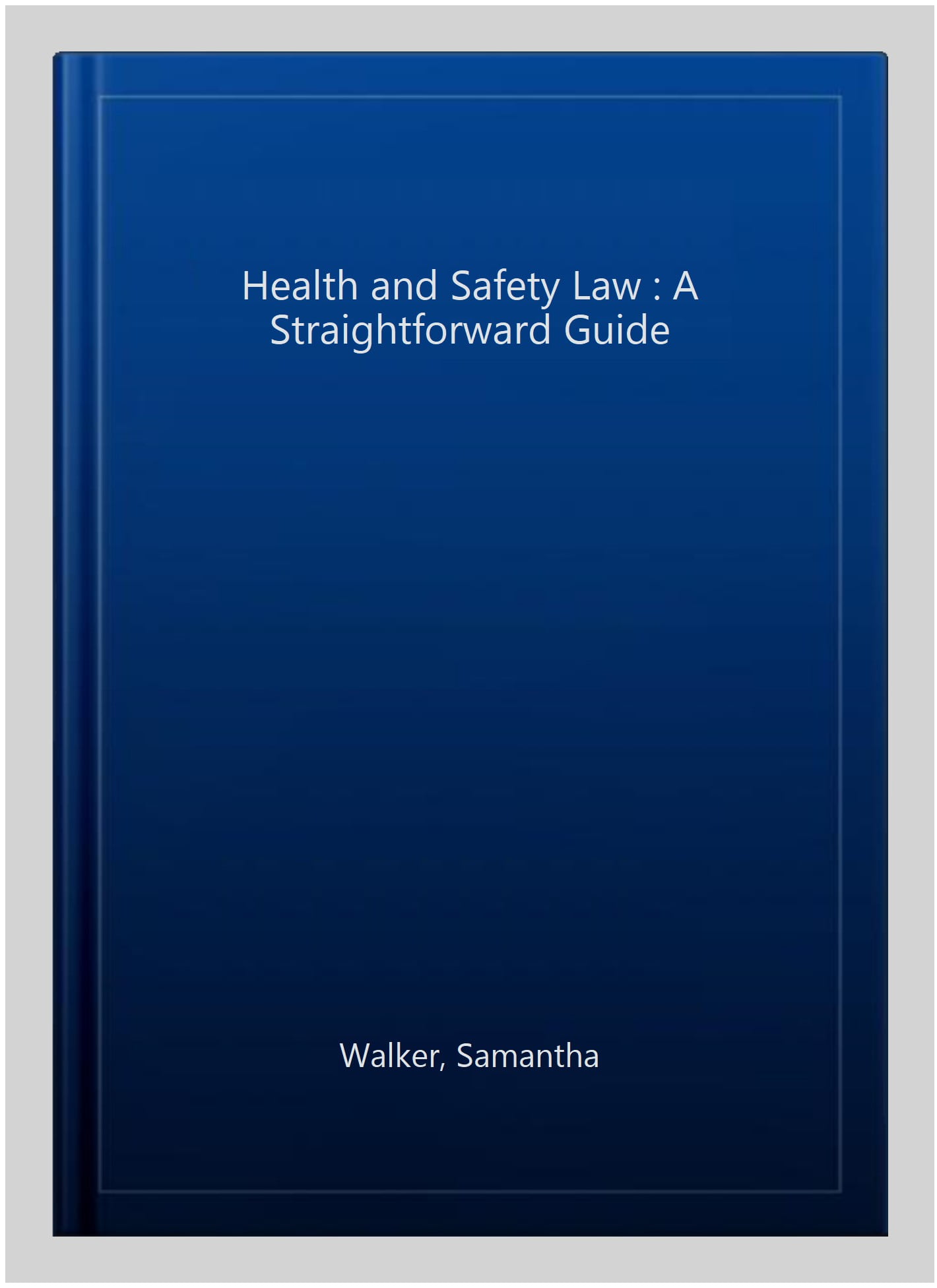 Health and Safety Law : A Straightforward Guide - Walmart.com