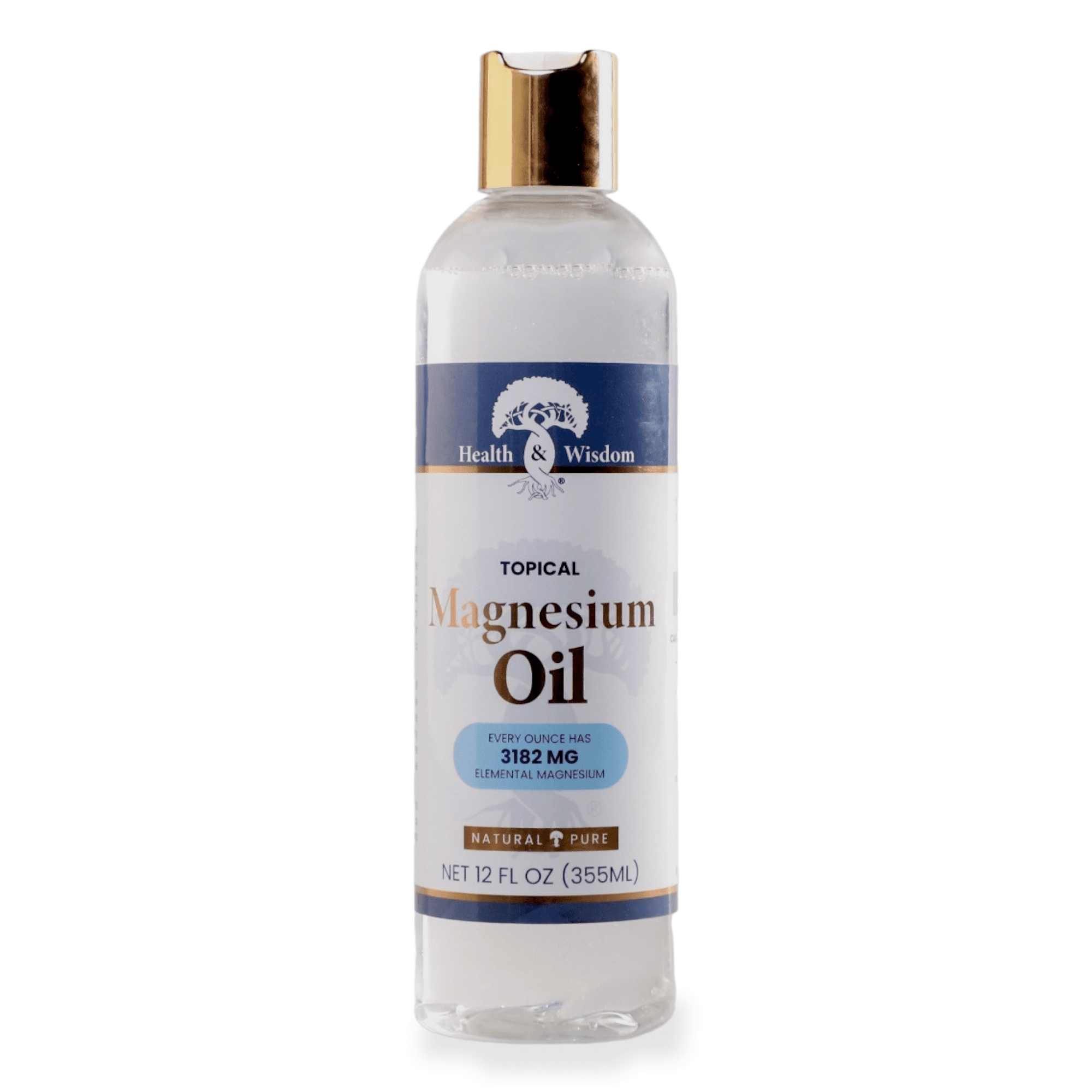 Health and Wisdom - Pure Topical Magnesium Oil USP, Relief Soothing ...