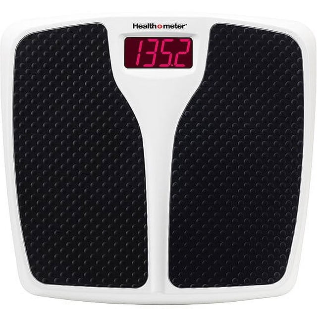 Health o meter Digital Bathroom Weight Scale, Black/White, 350lb ...