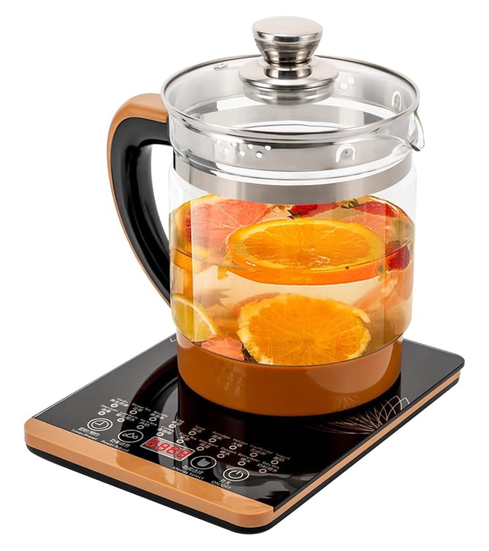 Health pot Electric Kettle with Tea Infuser, 18 Menu Smart Fruit Hot ...