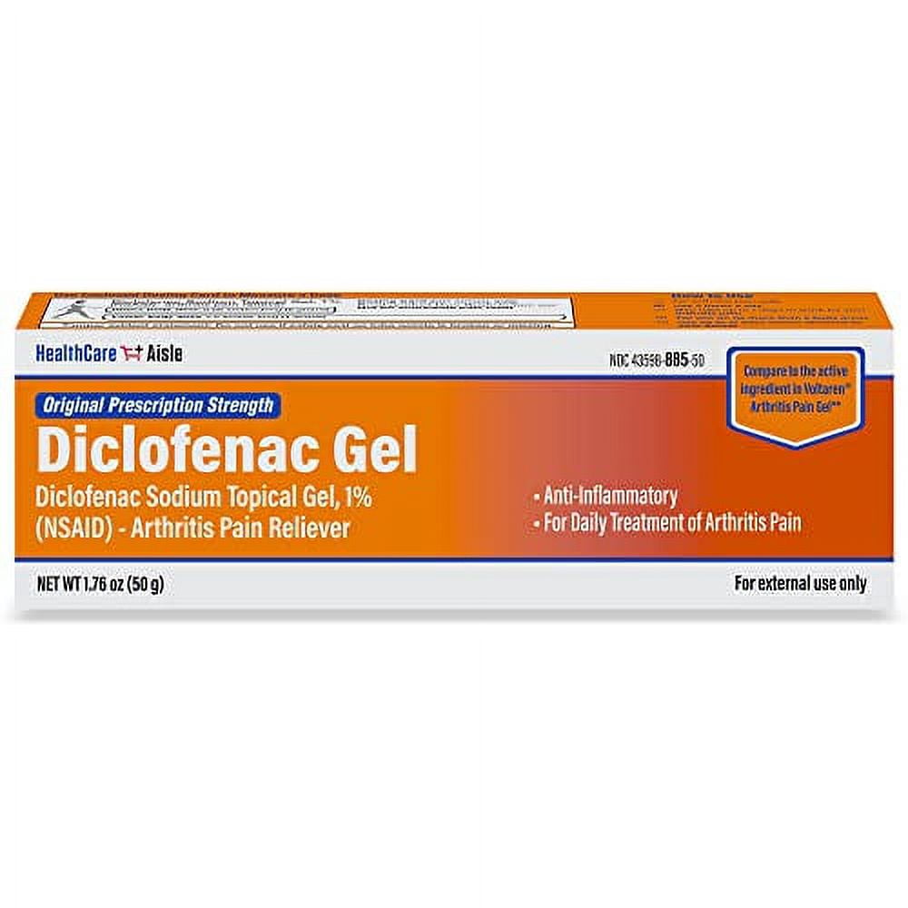 Healthcareaisle Diclofenac Gel 1 Nsaid 50g Prescription Strength