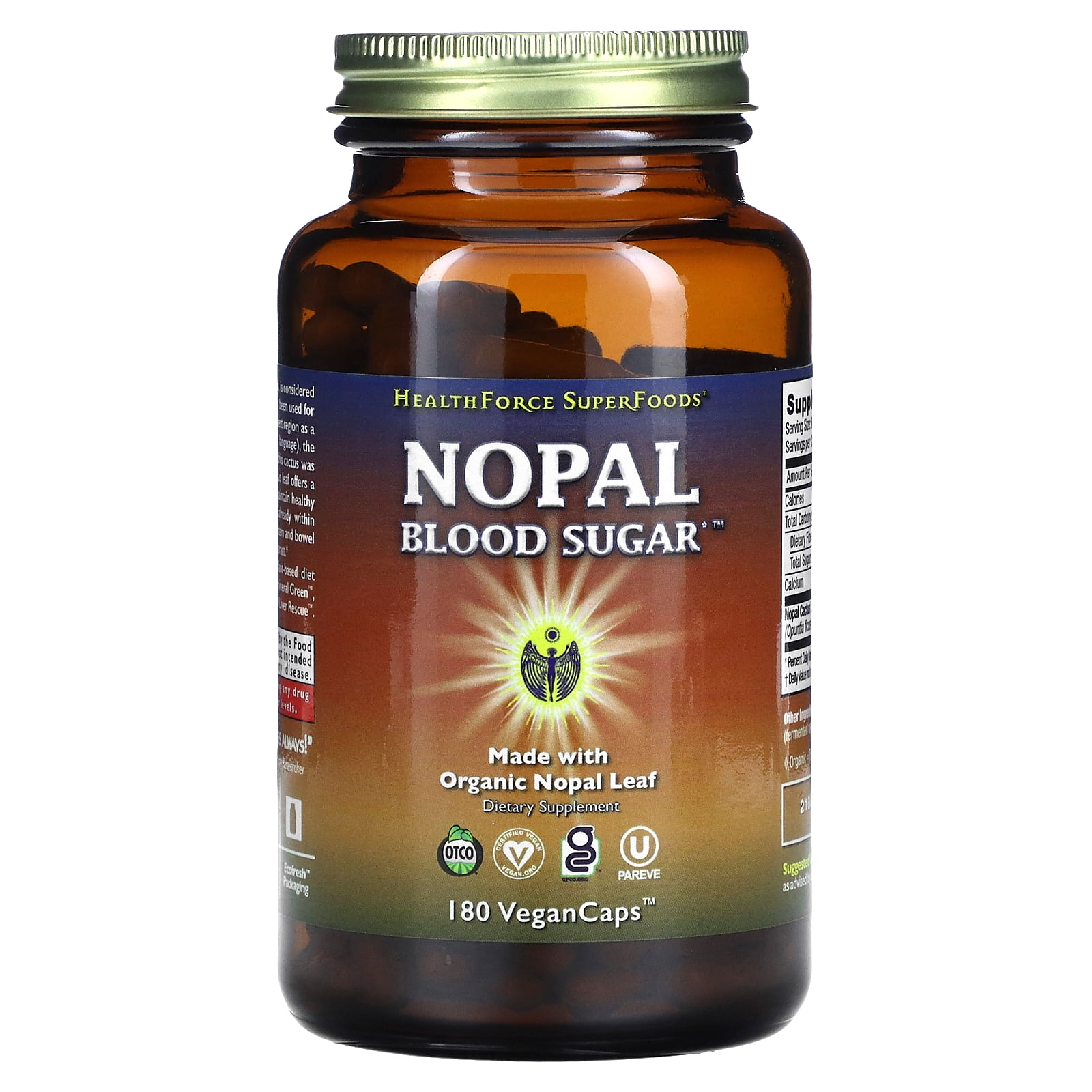 HealthForce Nutritionals - Organic Nopal Leaf Blood Sugar Supplement ...